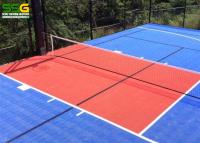 China Interlocking Plastic Sport Floor Tiles 250x250x13mm for Outdoor Basketball Court for sale
