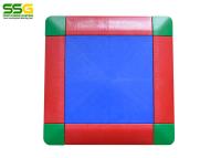 China Indoor PP Interlocking Futsal Floor Tile 25cm x 25cm x 1.27cm Portable Court Surface for sale
