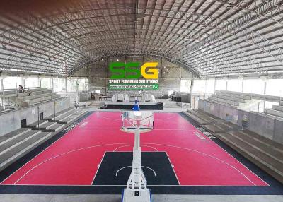 China PP Interlocking Rubber Floor Tiles for Basketball Court 8-10 Year UV Protection for sale