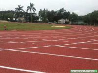 China Prefabricated Silicon PU Running Track Flooring 13mm for Gym Playground for sale