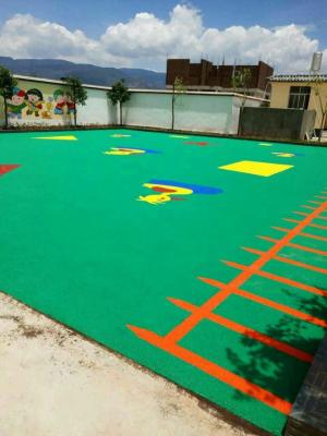 China Colored EPDM Rubber Playground Mats 2-4mm Moisture Proof Easy Clean Flooring for sale