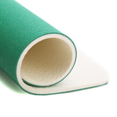 China Shock Absorption PVC Vinyl Flooring 4.5mm 8.0mm One Off Scrape Coating Techniques for sale