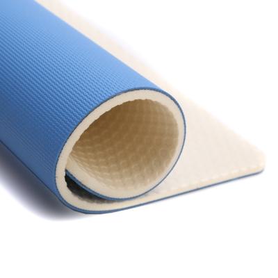 China Slide Prevention PVC Vinyl Flooring 4.5mm Thickness 1.5x20m for Basketball Tennis Courts for sale