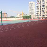 China Soft Rubber Sports Court Flooring 13mm EPDM Gym Floor Weather Resistance for sale