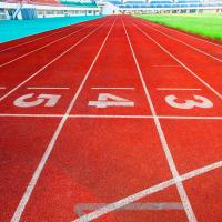 China Indoor Outdoor Jogging Track Material 13mm EPDM SBR Rubber Chemical Resistance for sale