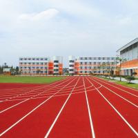 China Recyclable Rubber Running Track Material / All Weather Track Surface for sale
