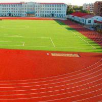 China Red Non Toxin Jogging Track Material For Semicircle Area , Auxiliary Area for sale