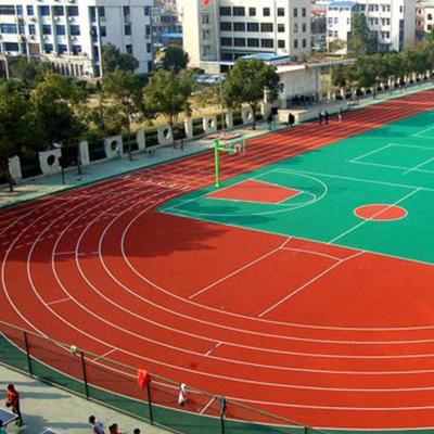 China All Weather Athletic Running Track / Rubberized Track Surface UV Resistance for sale
