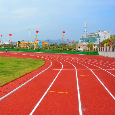 China Running Rubber Athletic Track Flooring Surface Corrosion Resistance for sale
