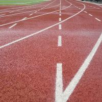 China High Elasticity Rubber Athletic Track Outdoor Indoor 6-10 Years Life EPDM SBR for sale
