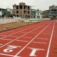 China OEM Synthetic Athletic Running Track 13mm Thickness Acid Resistance PU EPDM for sale