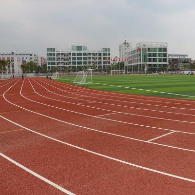 China High School Water - Based Jogging Track Material With Durable Silicon PU Top Finish for sale
