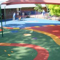 China EPDM Rubber Playground Mats 4mm Thickness Anti UV Anti Slip for Kindergarten School for sale
