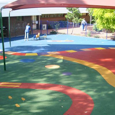 China EPDM Rubber Playground Mats 4mm Thickness Anti UV Anti Slip for Kindergarten School for sale