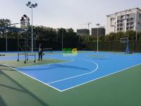 China PU Sports Flooring for Basketball Badminton Court Outdoor 10 Year Durability for sale