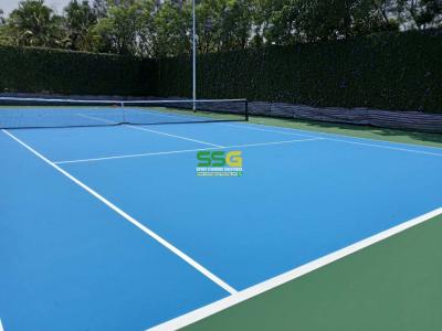 China Odorless Polyurethane Sports Flooring 6mm Self-Leveling Jointless UV Resistant for sale