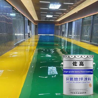 China High Gloss Self Leveling Epoxy Floor Paint Industrial Impact Resistant for sale