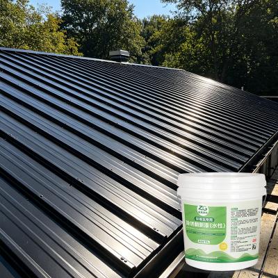 China Anti Corrosion UV Resistant Water Based Steel Paint Color Steel Tile Renovation Paint 500 Hours Salt Spray for sale