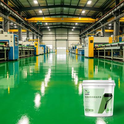 China Eco Friendly Low VOC Water Based Floor Paint for Residential Garages 2H Hardness for sale