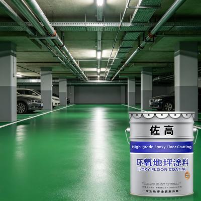 China Eco-Friendly Low VOC Water Based Epoxy Floor Paint with High Wear and Chemical Resistance for sale