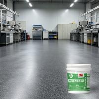 China UV Resistant Low VOC Anti Slip Architectural Epoxy Colored Quartz Floor Coating for sale