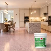 China Low VOC Anti Slip Chemical Resistant Epoxy Colored Sand Floor Paint for High-Traffic Areas for sale