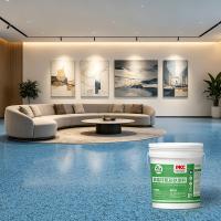 China R12 Slip Resistant Thermal Shock Resistant Low VOC Epoxy Colored Sand Floor Paint for sale