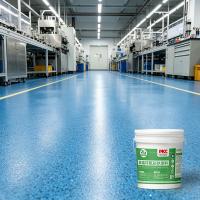 China R12 Slip Resistant Thermal Shock Resistant Low VOC Epoxy Colored Sand Floor Paint for sale
