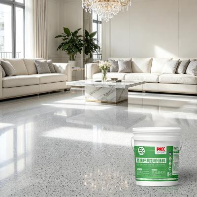 China Moisture-Tolerant Epoxy Quartz Sand Floor Coating for sale