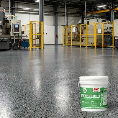 China Breathable Epoxy Color Sand Floor Paint for sale