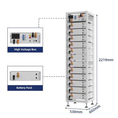 China High Voltage Rack Battery Solar Battery Energy Storage System Container for sale