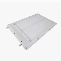 China Liquid Cooling Plate with Vacuum Brazed Cope Tubes, ROHS Marks for sale