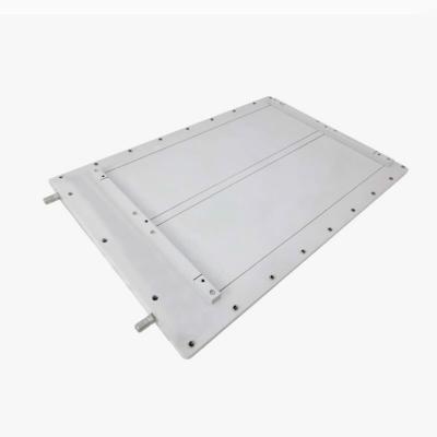 China Liquid Cooling Plate with Vacuum Brazed Cope Tubes, ROHS Marks for sale