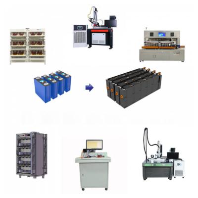 China Prismatic Cell Battery Pack Production Line EV Battery Pack Assembly Line for sale