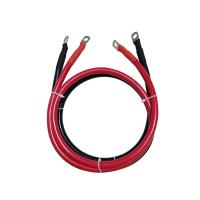 China Electrical Wire 20cm Length 8/6/4/2 AWG Copper Wire with Lugs Battery Series Parallel Connect for sale