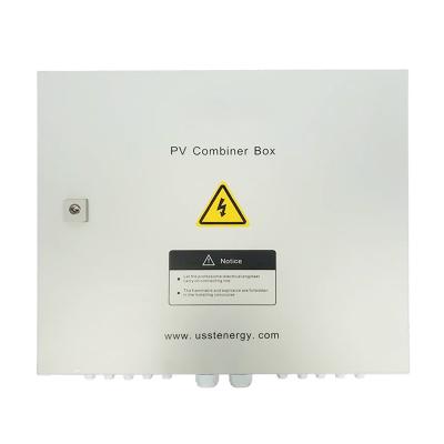 China IP65 Solar System DC PV Combiner Box 6 Strings Input 1 Output Combiner Box with SPD and Fuse for sale