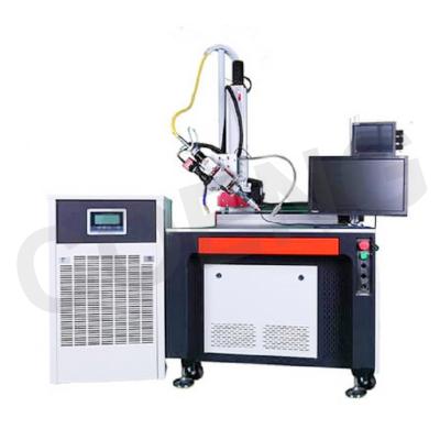 China 1500W Fiber Laser Spot Welder For Welding Prismatic Battery Top Cover for sale
