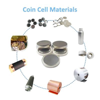 China Lithium-Ion Coin Cell Metal/Powder/Electrolyte Materials For Button Battery Fabrication for sale