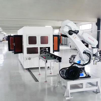 China Laser welder station + power multiple chain pipeline for sale