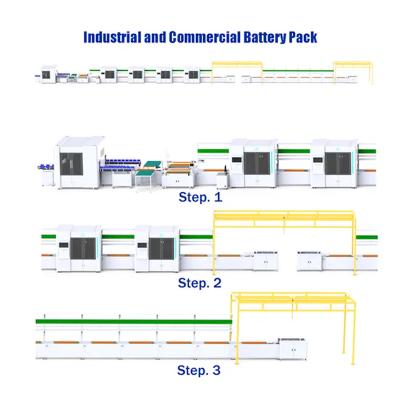 China Prismatic Battery Pack Production Line Cylindrical Battery Assembly Line for sale
