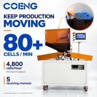 China COENG 5-Channel Cylindrical Cell Sorting Machine for 18650 and 21700 Voltage & IR Testing for sale