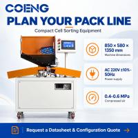 China COENG 5-Channel Cylindrical Cell Sorting Machine for 18650 and 21700 Voltage & IR Testing for sale