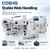 China COENG Roll-to-Roll Battery Electrode Calendering System with PLC and Tension Control for sale