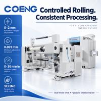 China COENG Roll-to-Roll Battery Electrode Calendering System with PLC and Tension Control for sale