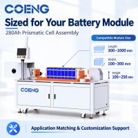 China COENG DJ100S Semi-Automatic Prismatic Battery Cell Stacking And Pressing Machine for sale