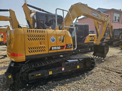 China SY95C Used Hydraulic Mining Crawler Excavator 9 Tons 0.38m3 Bucket for sale