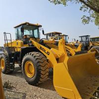 China LG956L 5 Ton Wheel Loader Excavator Medium Low Speed Energy Efficient for sale