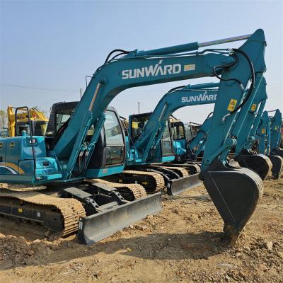 China 9t Used Excavator Equipment Swe90e Sunward Digger Secondhand for sale