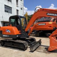China Second Hand 7 Ton Digger Machine Doosan DX60 Used Excavator for sale