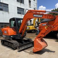 China Second Hand 7 Ton Digger Machine Doosan DX60 Used Excavator for sale